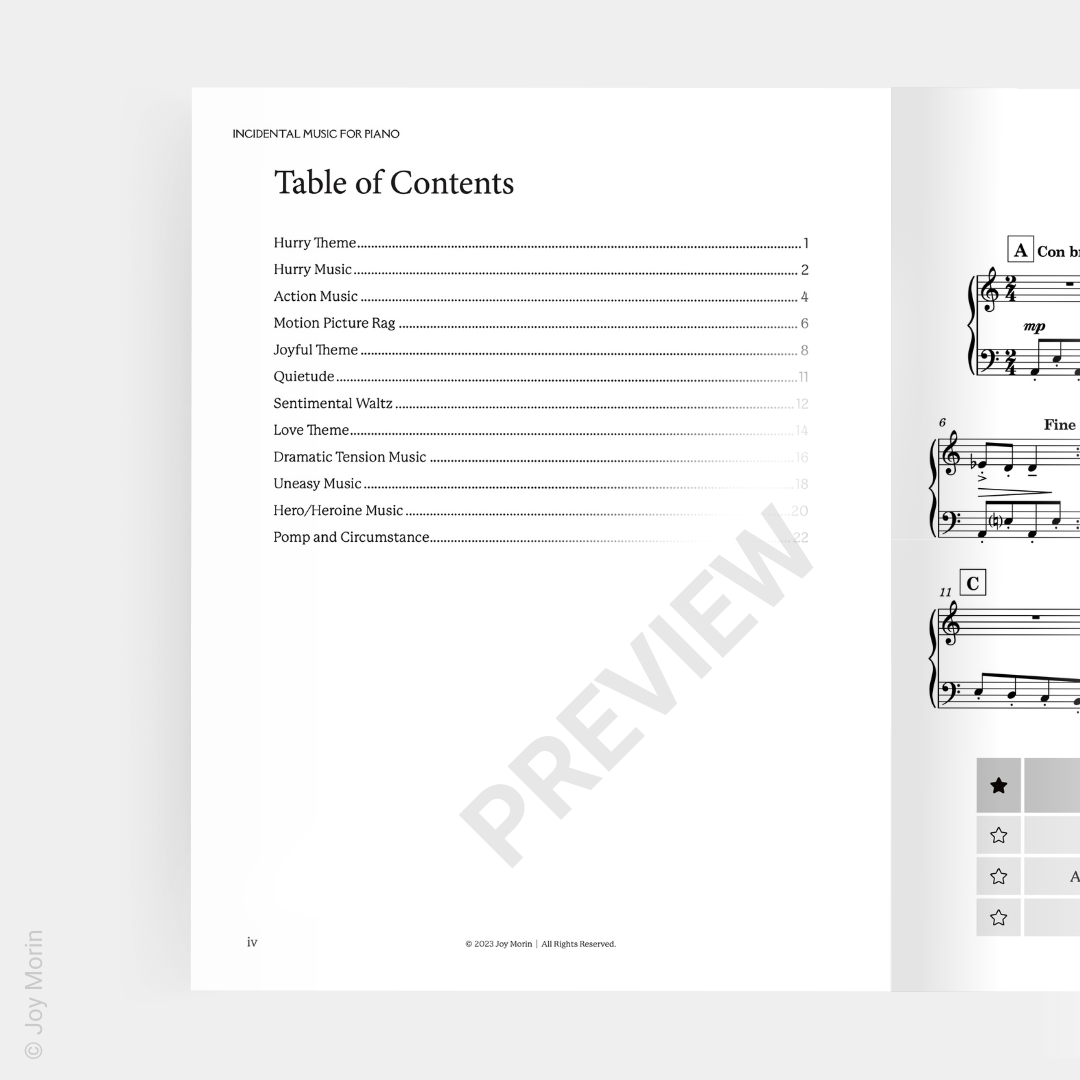 Incidental Music for Piano – Keys at Play